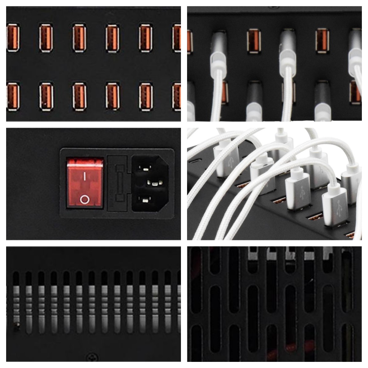 20 Port Charger 400w 4pd+16qc คุณภาพสูง 20 Port Charger 400w 4pd+16qc ...