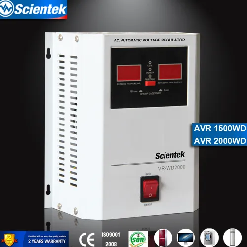 Relay Type Wall Mounted 500va 300w Voltage Stabilizer Avr Automatic ...