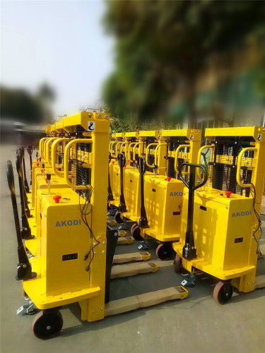 Heavy Duty Semi-electric Stacker 3 Ton, High Quality Heavy Duty Semi ...
