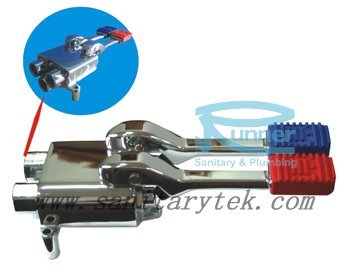 Double Foot Operated Floor Mounted Mixing Valve (kv106013), High ...