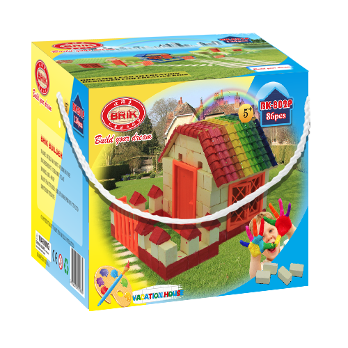 Build And Paint Vacation House Construstion Toys, High Quality Build ...
