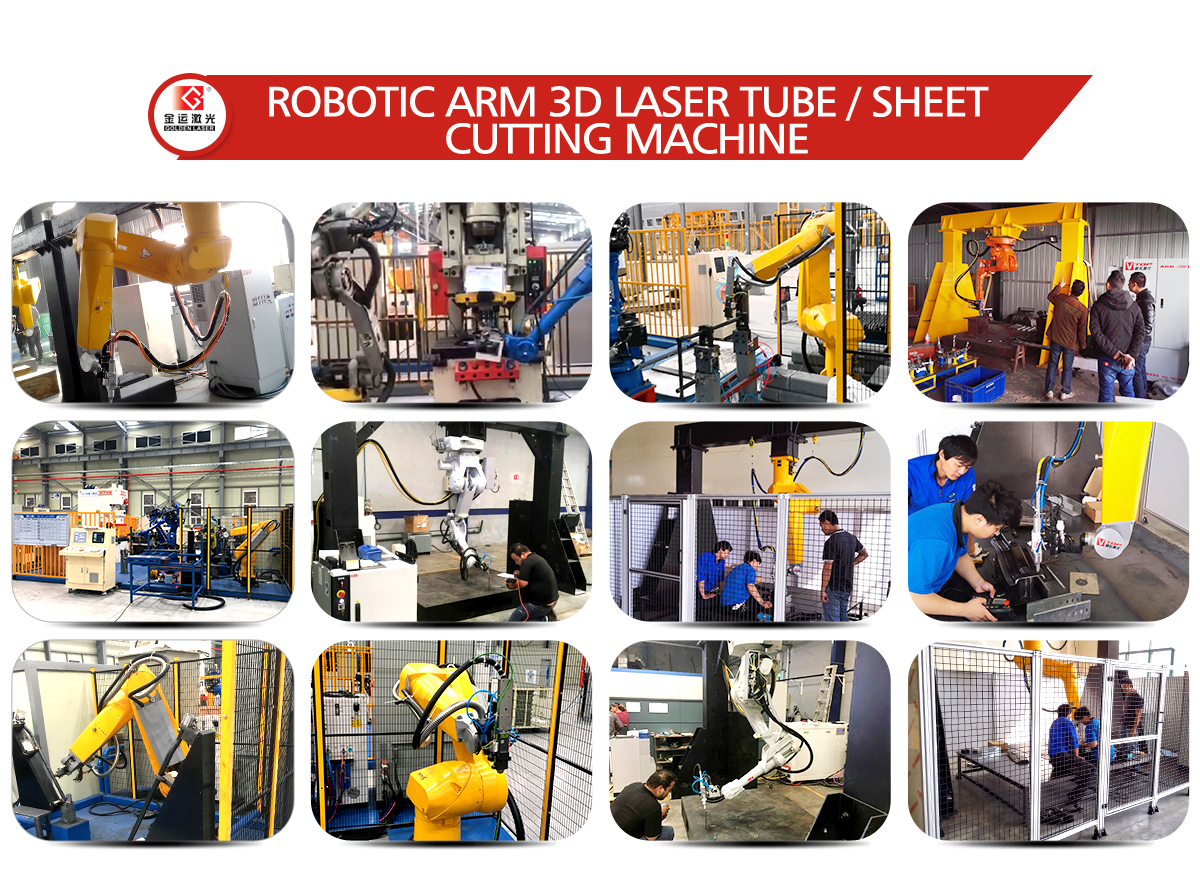 3d Robot Arm Fiber Laser Cutting Metal And Tube, High Quality 3d Robot ...