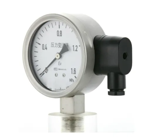 2-wire Pressure Gauge With Electrical Output Signal, High Quality 2 ...