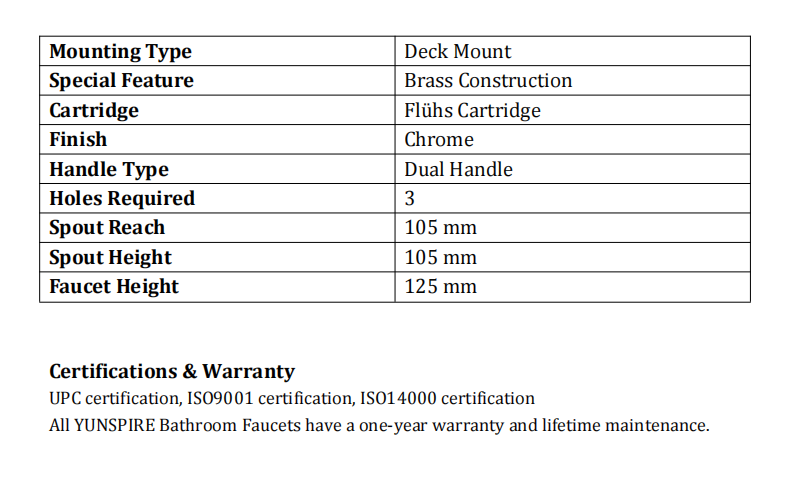 Viola Dual Handle Basin Mixer โดยไม่ต้องเสีย คุณภาพสูง Viola Dual Handle Basin Mixer โดยไม่ต้อง ...