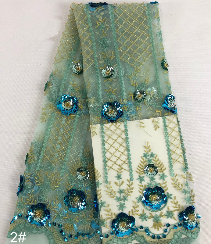 Appliques Sequence 3d Floral Net Fabric Hot Pink Sequence Net Lace ...