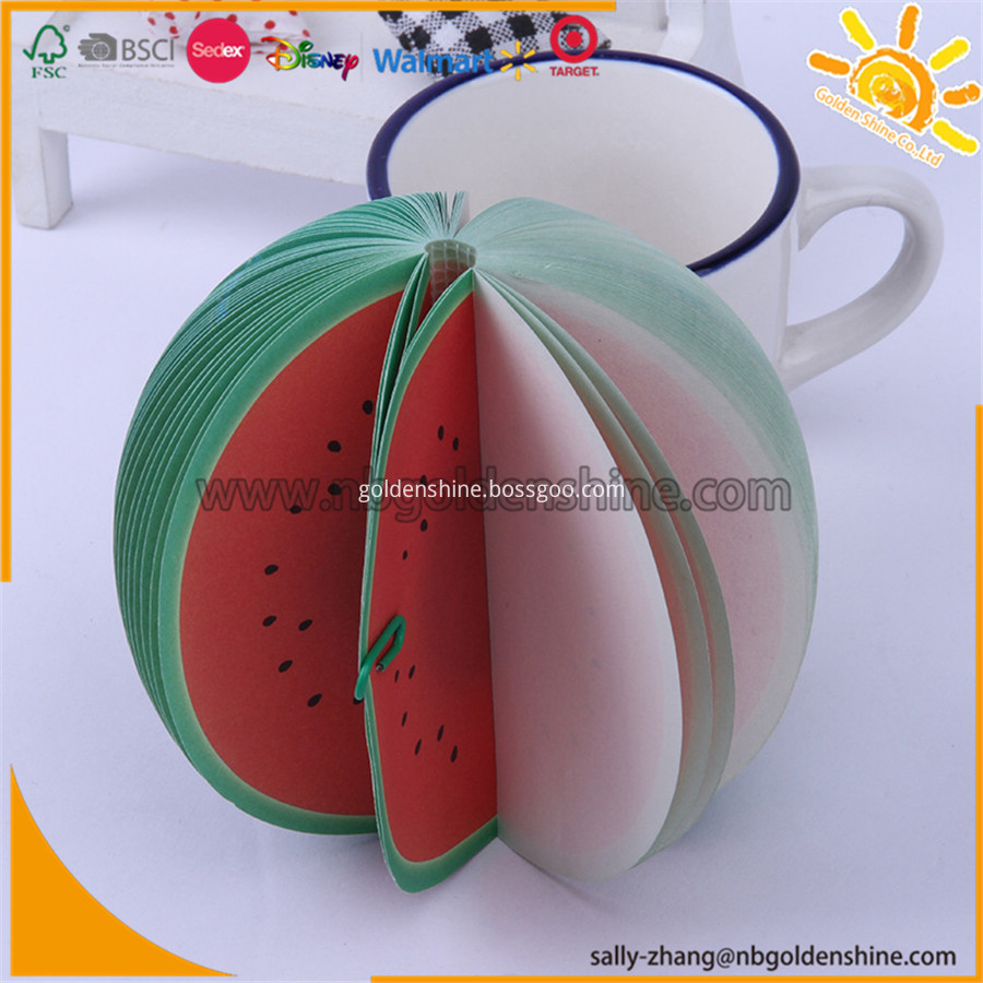 3d Fruit Shape Post-it Note Pad, High Quality 3d Fruit Shape Post-it ...