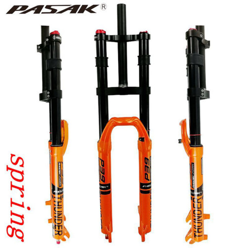 Pasak Mtb Bike Double Shoulder Suspension Front Fork Black Tube Gas ...
