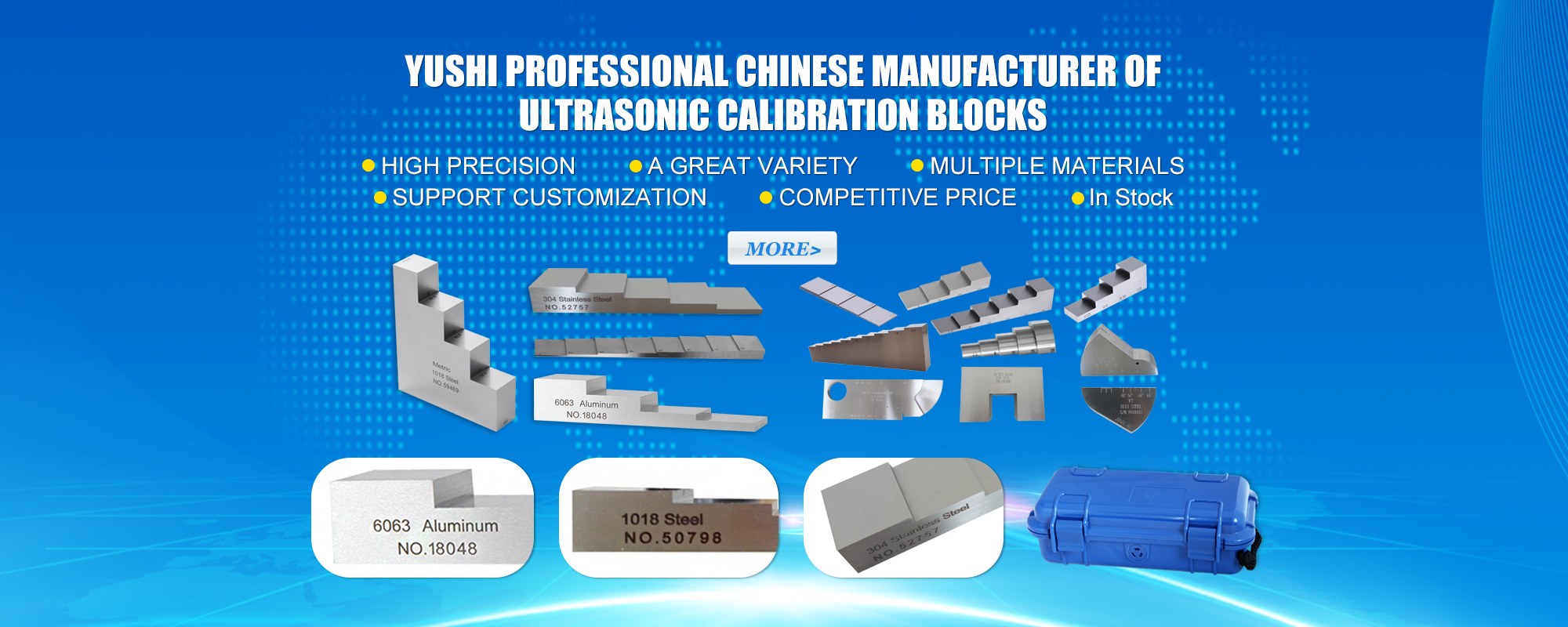 Oem Standard Ndt Ultrasonic Calibration Test Block Iiw-type, High ...
