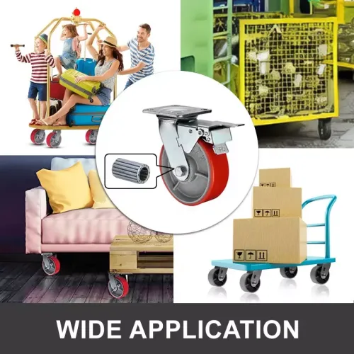 Pu Universal Swivel Caster Trolleys Wheels Casters, High Quality Pu ...
