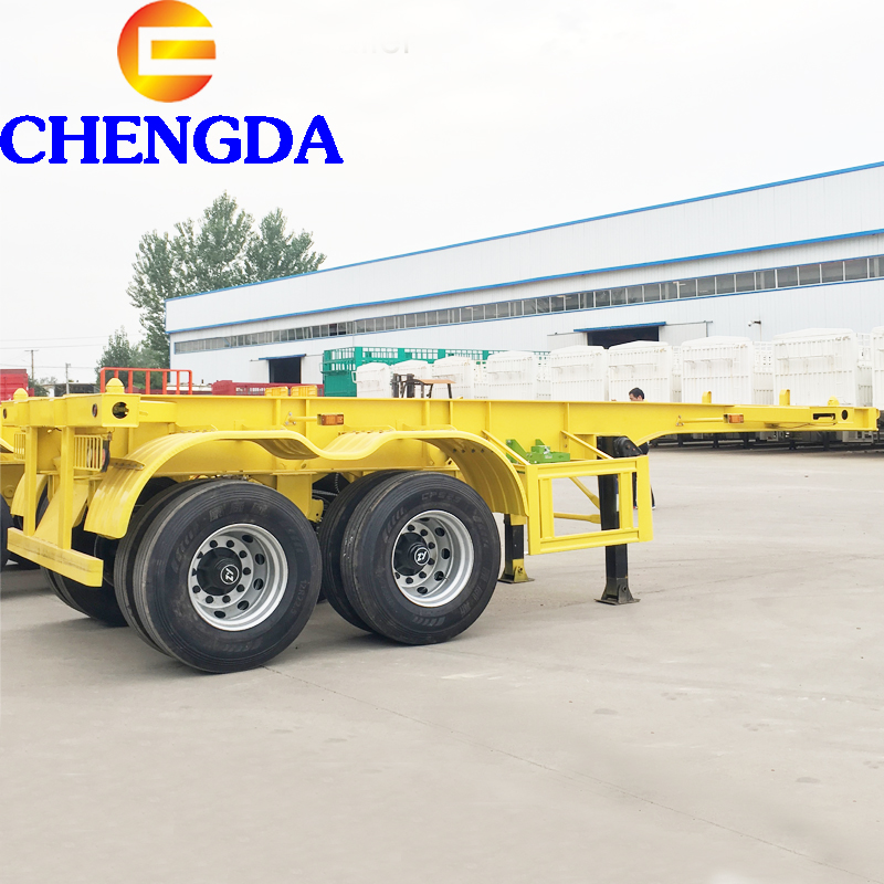 Trailer Sasis Kerangka Container 20ft, kualitas tinggi Trailer Sasis ...