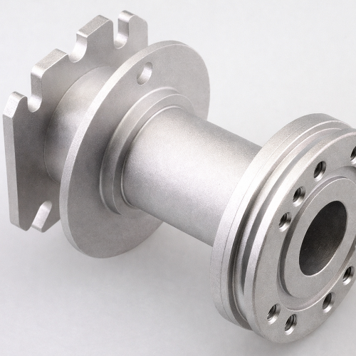 Precision Cnc Machining Flanged Hub For Transmission Systems, High ...