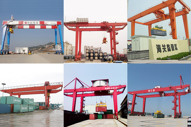 Rmg Container Crane: Rail Mounted Gantry Crane With Spreader For 40ft ...