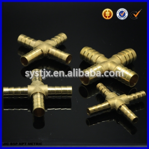 High Quality Hose Barbed Copper Fitting Cross, High Quality High ...