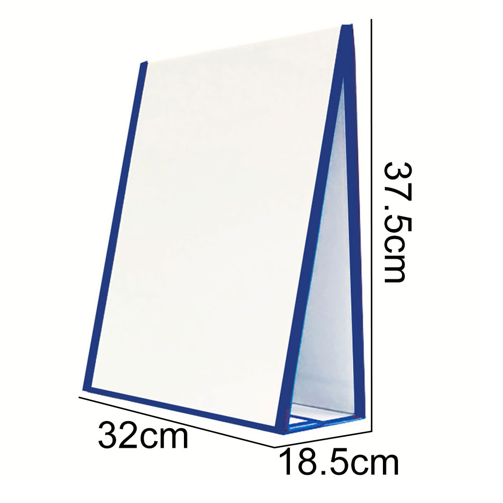 Folding Magnetic Whiteboard Triangle Self-standing White Board Kids Diy ...