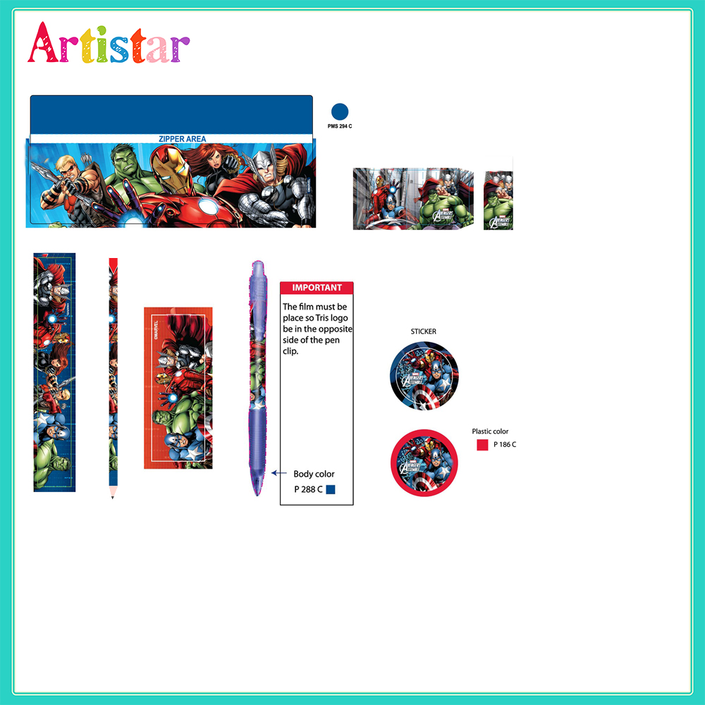 Marvel 5-piece Blister Card Set, High Quality Marvel 5-piece Blister ...