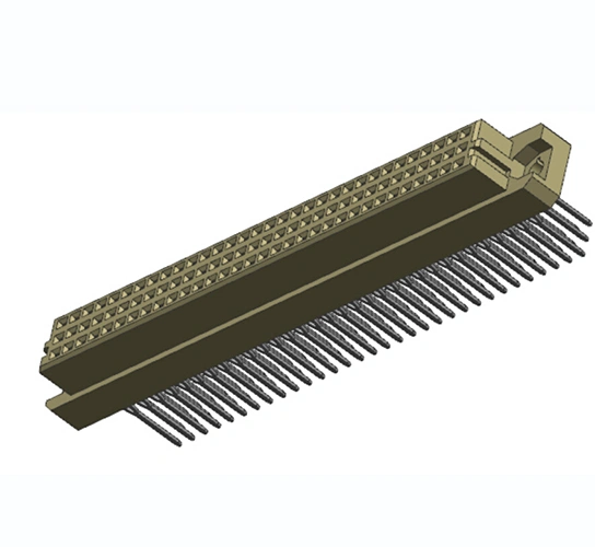 96 Positions Vertical Female press-Fit IEC 60603-2 Connectors China ...