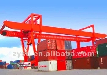 Double Box Girder Container Gantry Crane With Hanger 10ton, High ...