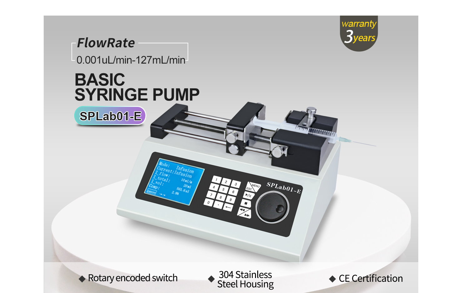 Laboratory Syringe Pump For Animal Injection Tests, High Quality ...