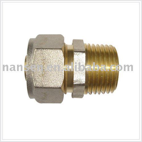 Brass Male Straight Coupling, High Quality Brass Male Straight Coupling ...