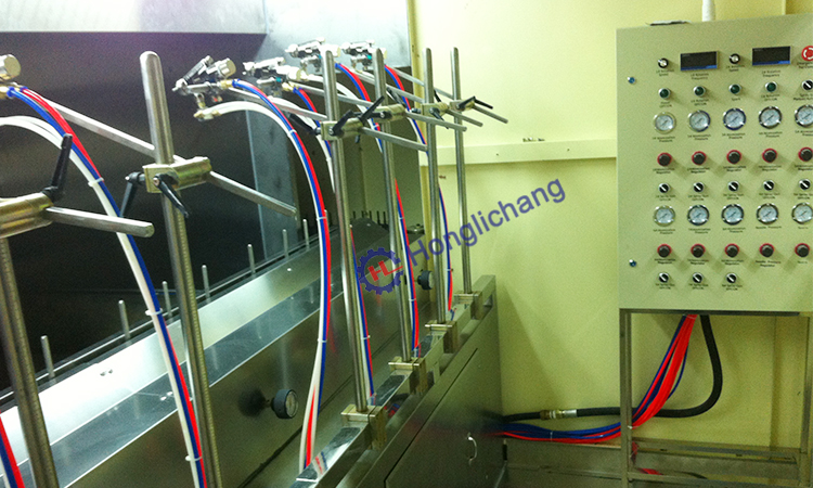 Automatic Uv Liquid Spraying Painting Line With Vacuum Metallizing ...