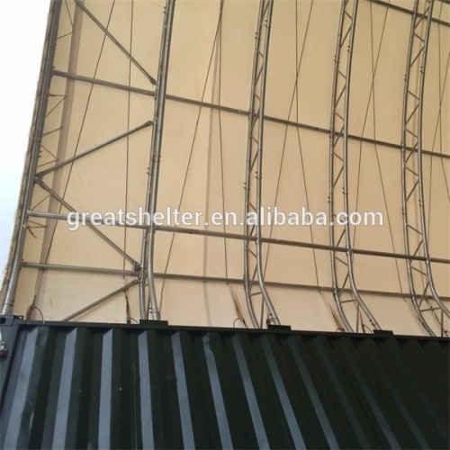 Steel Frame Fabric Cover Shed, High Quality Steel Frame Fabric Cover ...