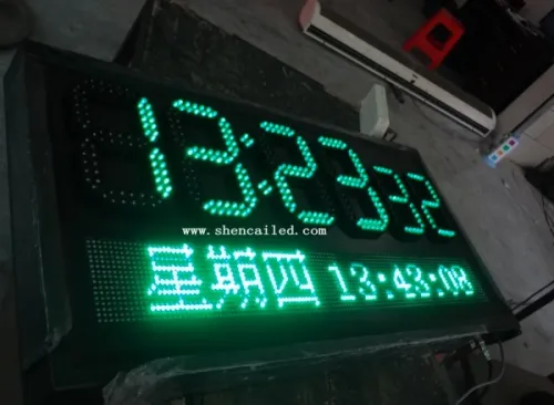 Green Programmable Digital Day Week Clock High Quality Green Programmable Digital Day Week