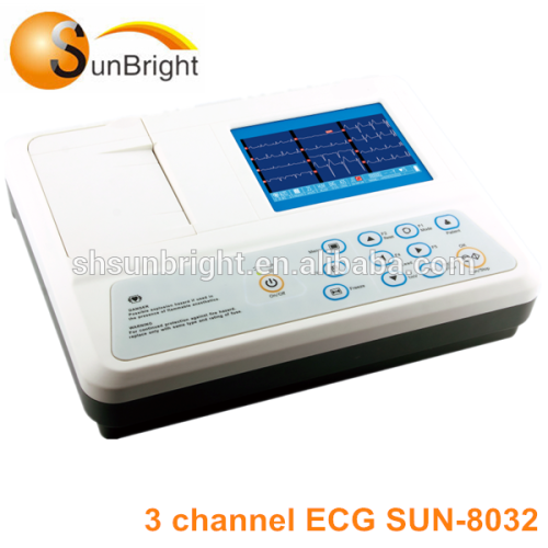 Three Channel Ecg Machine / Ecg Reading, High Quality Three Channel Ecg ... Three Channel Ecg Machine / Ecg Reading, High Quality Three Channel Ecg ...