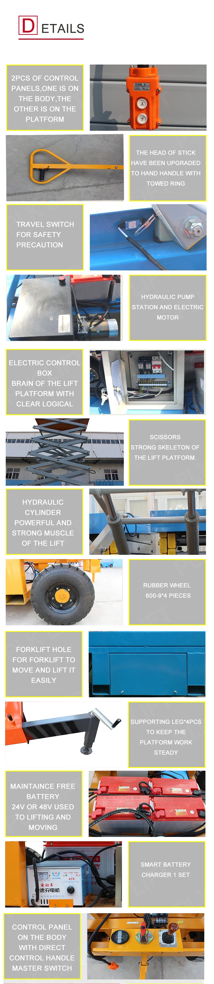 300kg 18m Multi Platform Level Moving Working Platform, High Quality ...