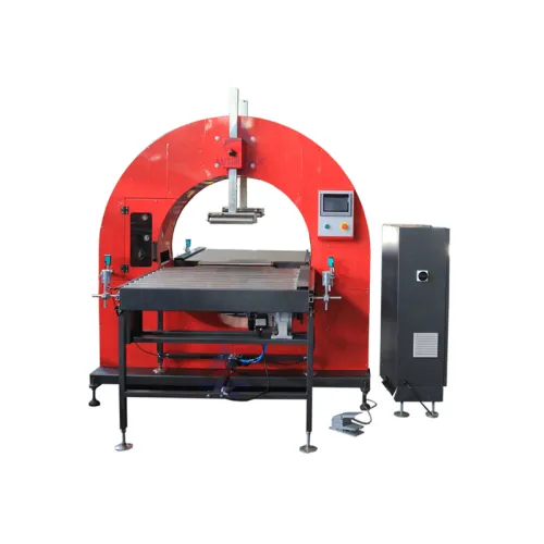 Horizontal Orbital Wood Door Stretch Wrapping Packaging Machine, High ...