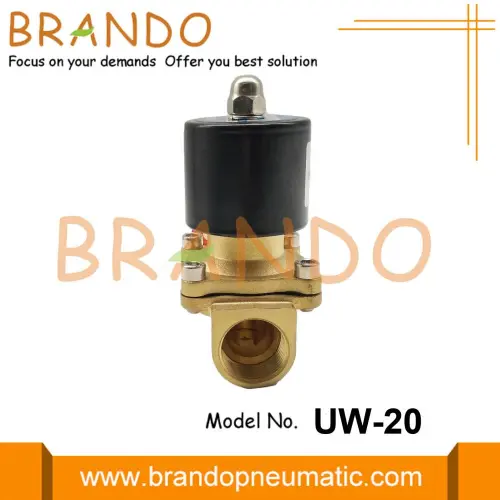 3/4'' Uw-20 Uni-d Type Brass Solenoid Valve 24v, High Quality 3/4'' Uw ...