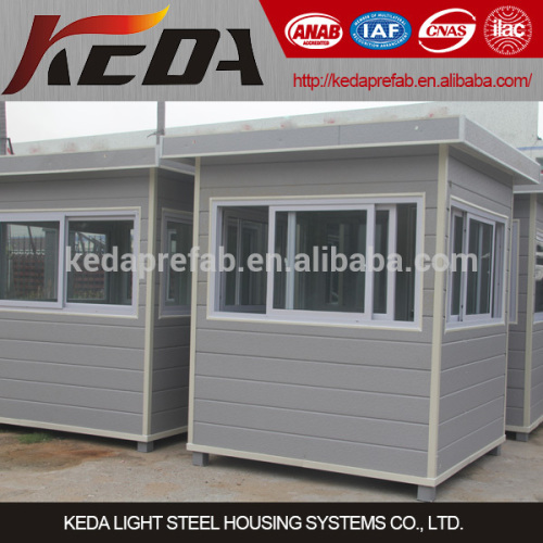 Prefabricated Security Guard House / Booth / Sentry Box / Kiosk / Store ...