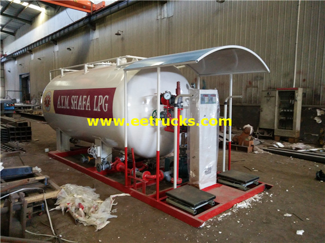15 Cbm Mobile Skid-mounted Propane Plants, High Quality 15 Cbm Mobile ...