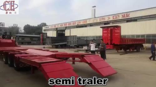 Multi-axle Lowbed Gooseneck Semi Trailer, High Quality Multi-axle ...