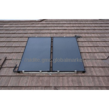 Homed Pressurized Flat Plate Solar Collector Heating System For Villa ...
