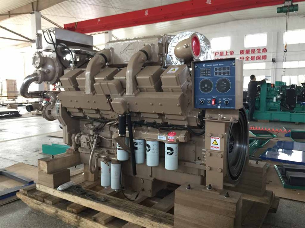 Original Ccec Cummins Kta38-c Water Cooled 1200hp Diesel Engine ...