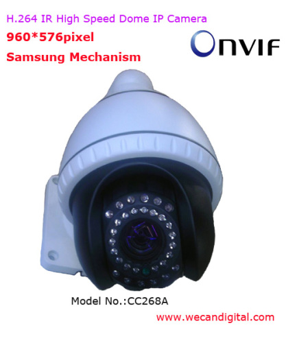 H.264 Mini High Speed Infrared Dome Ip Camera, High Quality H.264 Mini ...