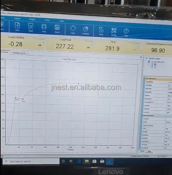 300kn 30ton Hydraulic Automatic Loading Steel Chain Link Tensile ...