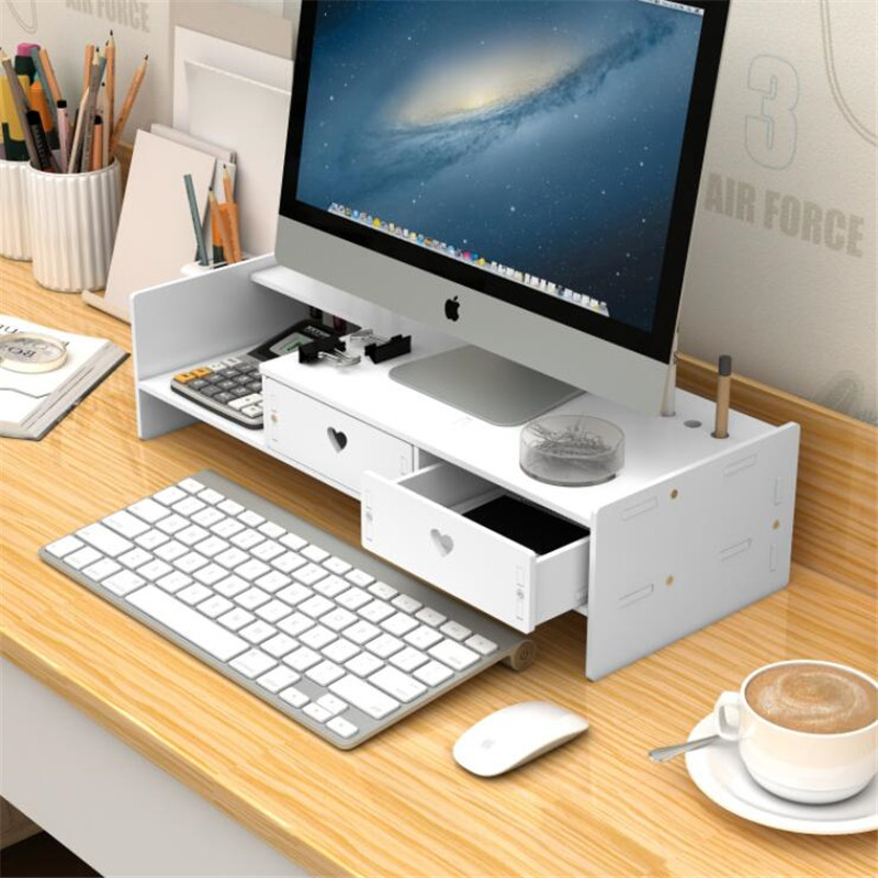 Pvc Monitor Stand Riser Storage Organizer, High Quality Pvc Monitor ...