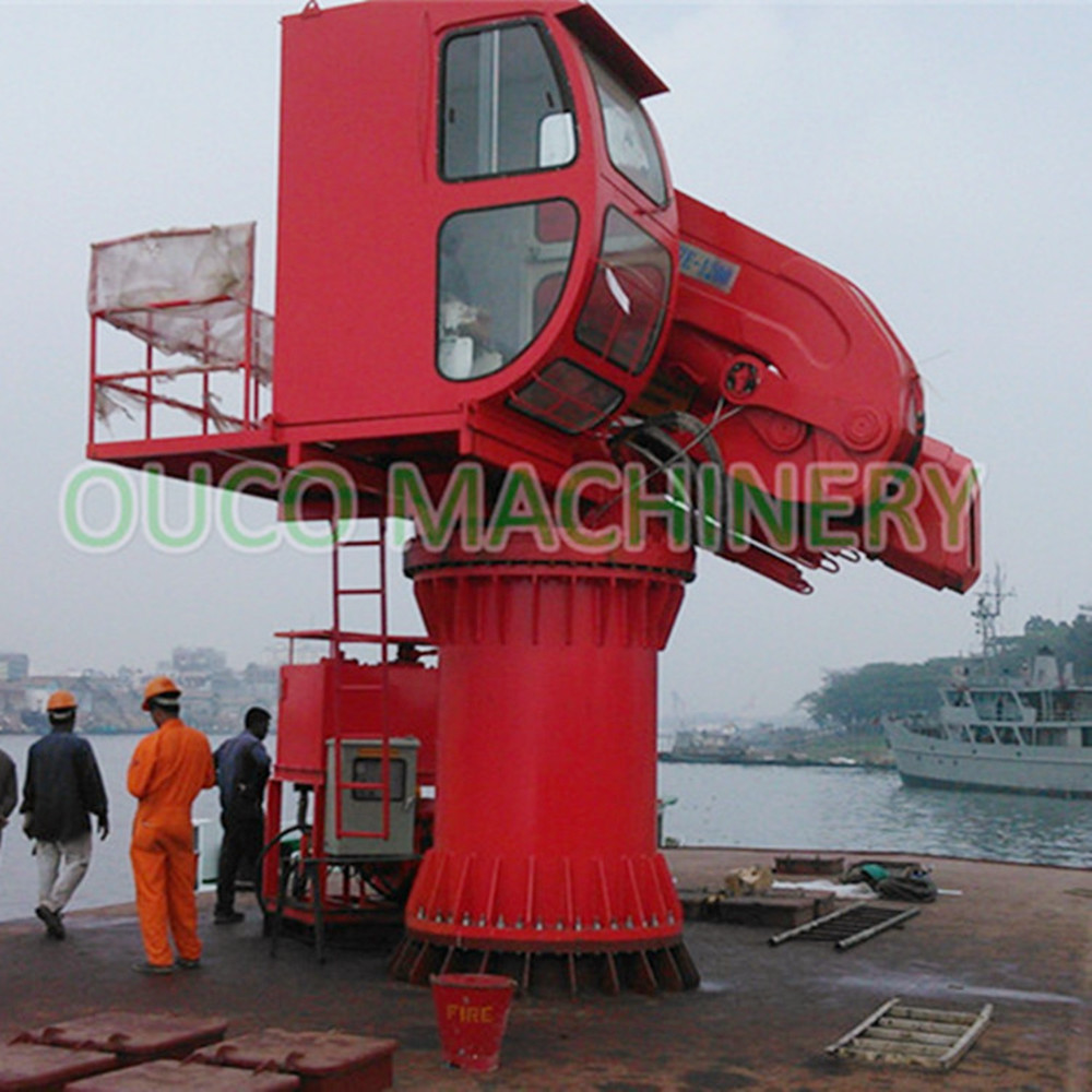 5T20M Knuckle and Telescopic Boom Heila Offshore Crane China Manufacturer