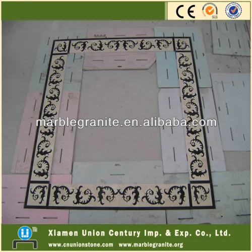 Simple Waterjet Marble Border Tile, High Quality Simple Waterjet Marble ...