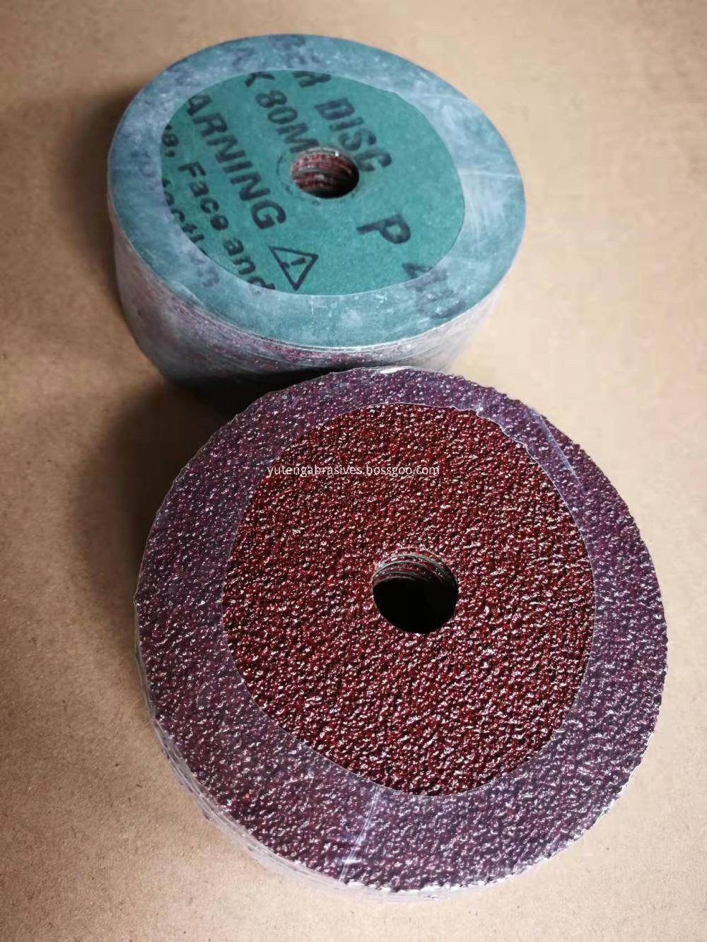 Weld Grinding Fiber Disc Alo Grain, High Quality Weld Grinding Fiber ...
