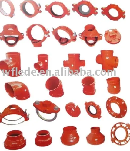 Pipe Fittings Fm&ul Ductile Iron Adapter Flange Lede Original ...