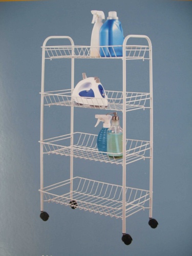 4 Tier Utility Cart With Wheel, High Quality 4 Tier Utility Cart With ...