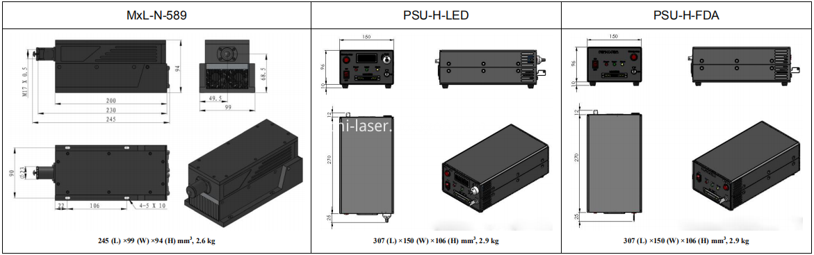 측정을위한 800mw 589nm 긴 수명의 주황색 레이저, Bossgoo.com의 고품질 측정을위한 800mw 589nm 긴 ...