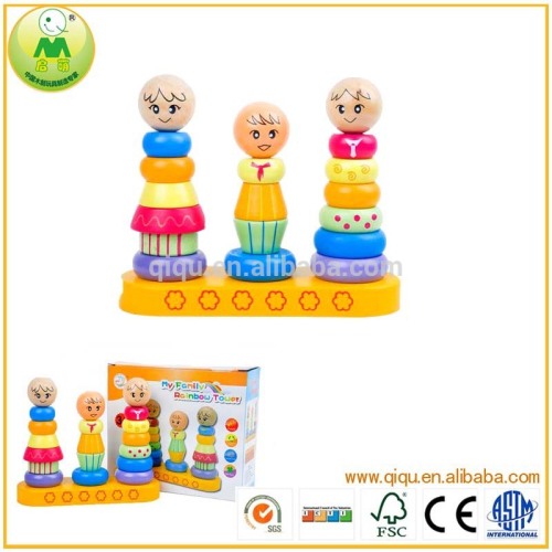 Wooden Toy Diy Building Blocks Tower Toy, High Quality Wooden Toy Diy ...