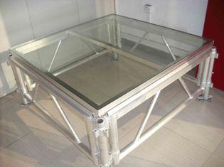 Mobile Acrylic Stage Platform / Transparent Square Stage Pl, High ...