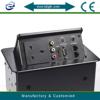 Hidden Tabletop Intelligent Power Socket Usb Uk Socket Face, High ...