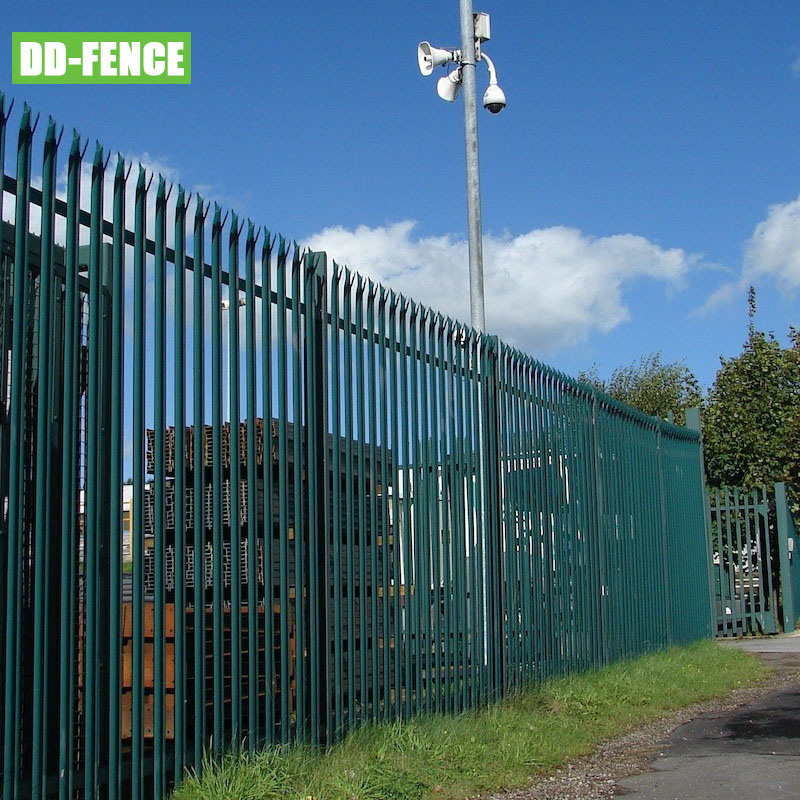 D Type Palisade Fencing Security Palisade Metal Fence, High Quality D ...