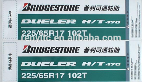 Famouse Brand Tyre Labels, High Quality Famouse Brand Tyre Labels on ...