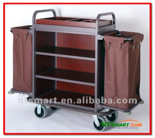 Hotel Trolley, Hotel Housekeeping Maid Cart Trolley, High Quality Hotel ...